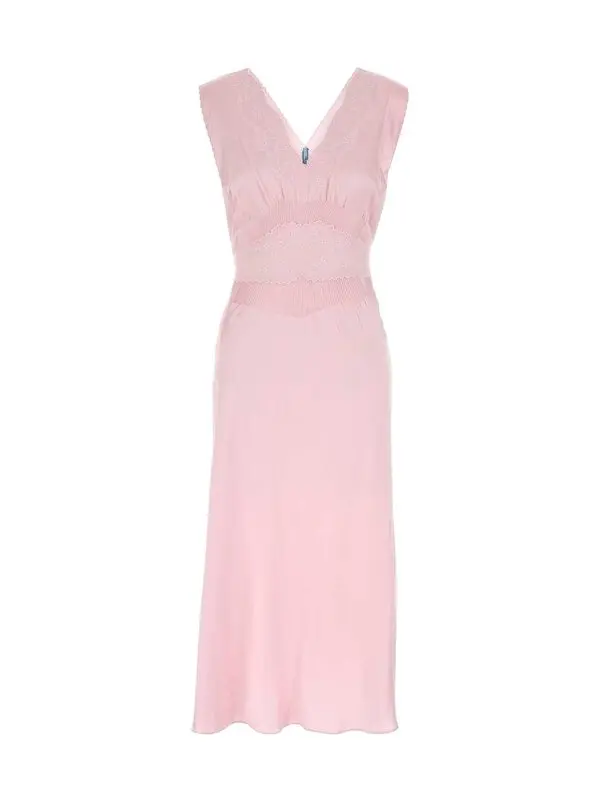 Prada Satin Dress - Pink