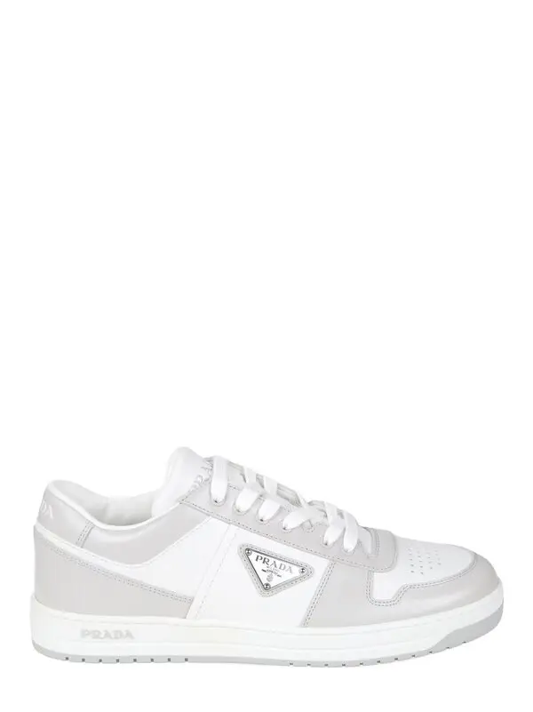 Prada Vitello+rois Sneakers - White