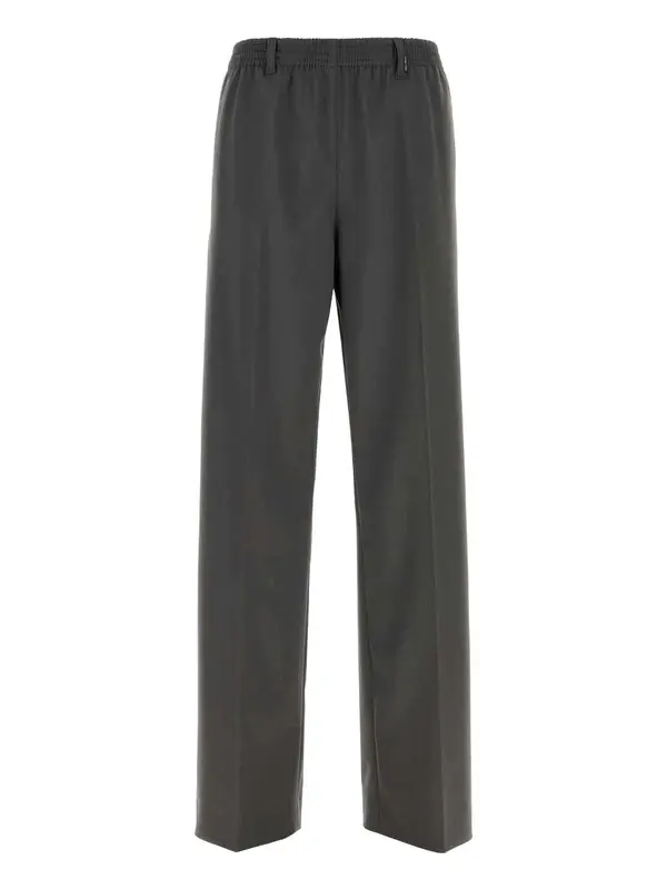 Miu Miu Straight Fit Plain Trousers - Multicolor