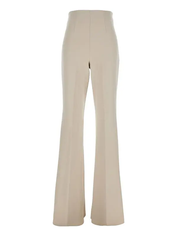 Sportmax Flared Tech Fabric Stretch Pants - Multicolor