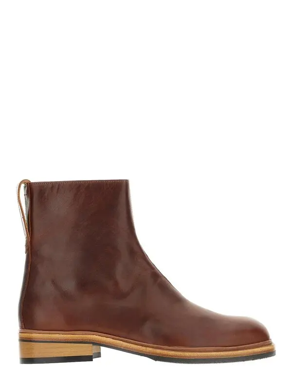 Our Legacy Leather Boots - Multicolor