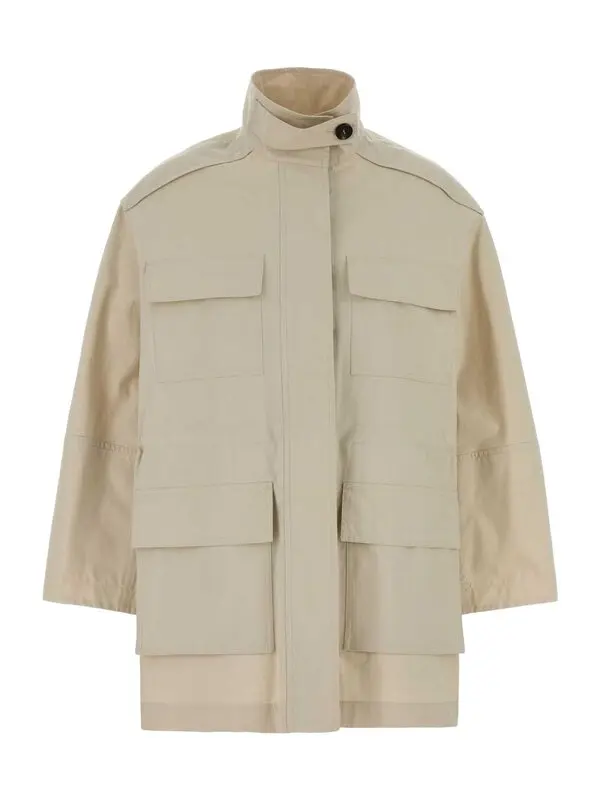 Brunello Cucinelli Cotton Blend Jacket - Brown