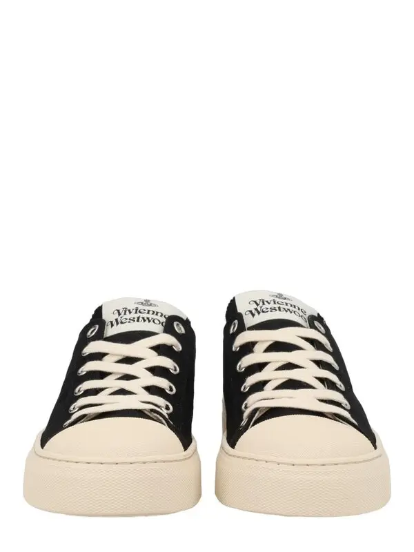 VIVIENNE WESTWOOD Sneaker Low Top Plimsoll - Black