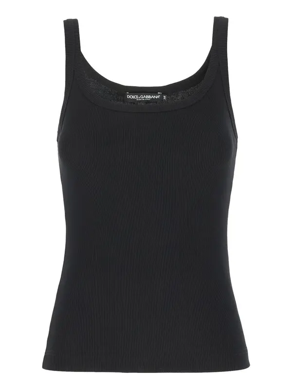 Dolce & Gabbana Ribbed Tank Top - Multicolor