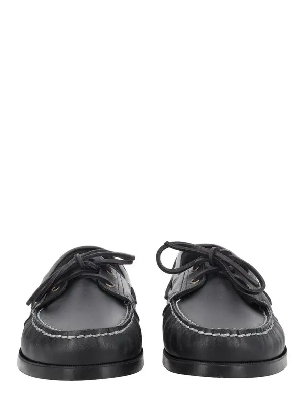 Paraboot Leather Mocassino Barth - Black