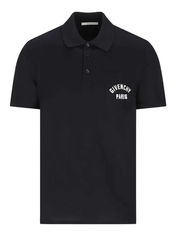 Givenchy Logo Polo - Blue