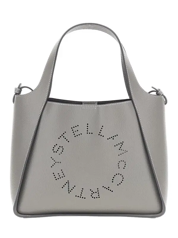 Stella McCartney Logo Crossbody Tote Bag Eco Embossed Grainy Alter Mat - Multicolor