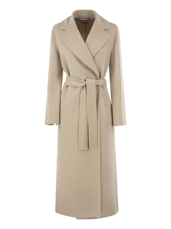 Max Mara Poldo Wool Coat - Cream