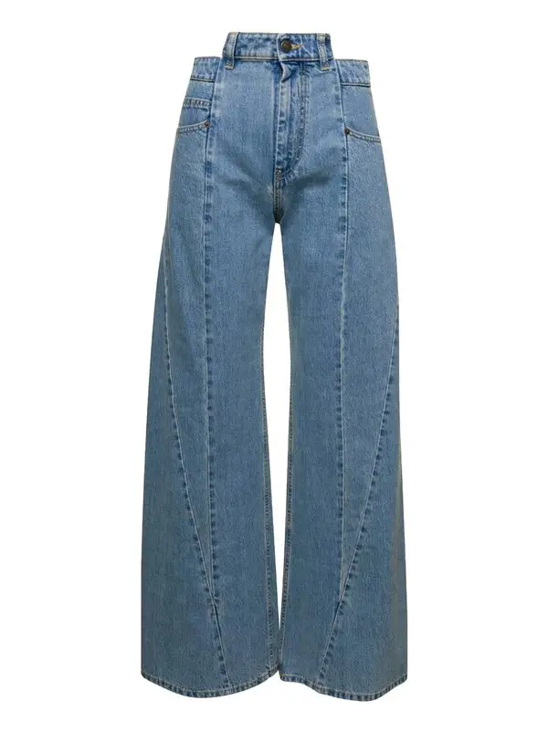 MAISON MARGIELA Asymmetric Five-pocket Denim Jeans For - Multicolor
