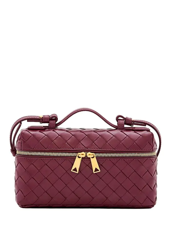 Bottega Veneta Intrecciato Vanity Case Bag - Multicolor