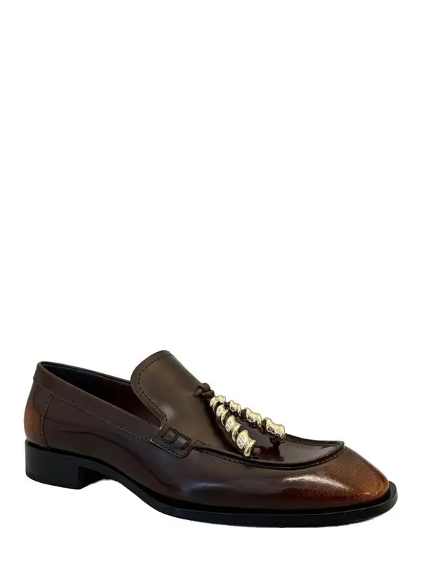 Loewe Edge Leather Loafers - Multicolor