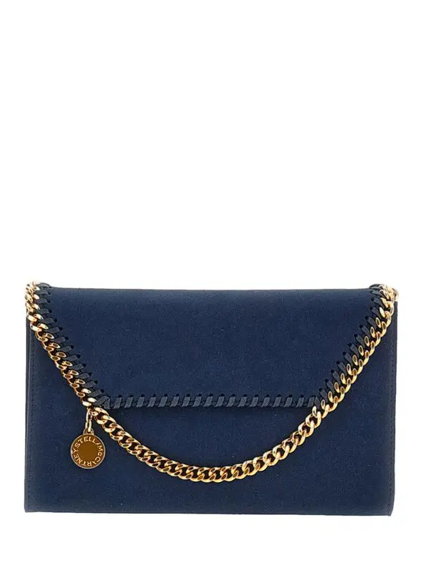 Stella McCartney Falabella Wallet With Chain Alter Suede Bag - Multicolor