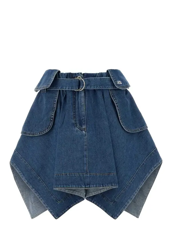 Loewe Denim Skirt - Blue