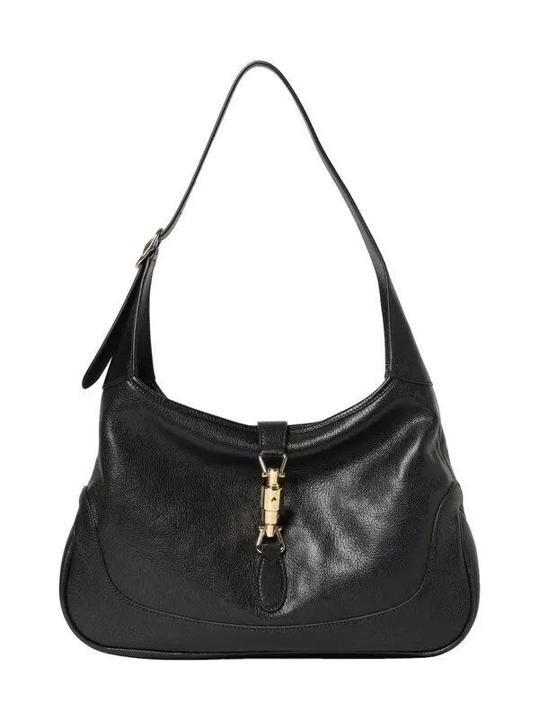 Gucci Jackie 1961 Leather Shoulder Bag - Black