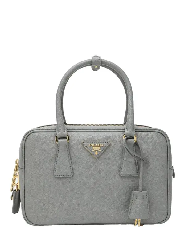 Prada Leather Handbag - Gray