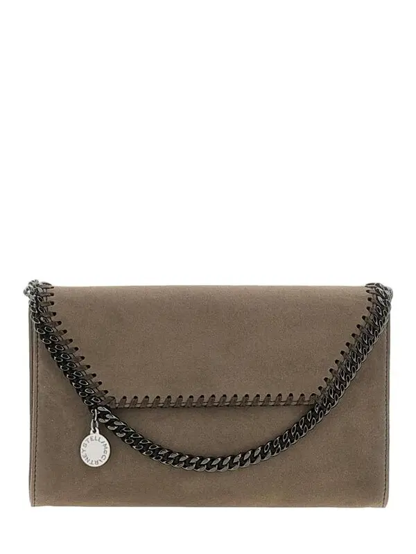 Stella McCartney Falabella Wallet With Chain Alter Suede Bag - Multicolor