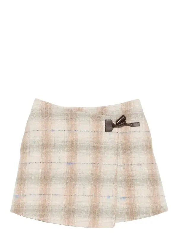 Loewe Wool And Cashmere Mini Skirt - Multicolor