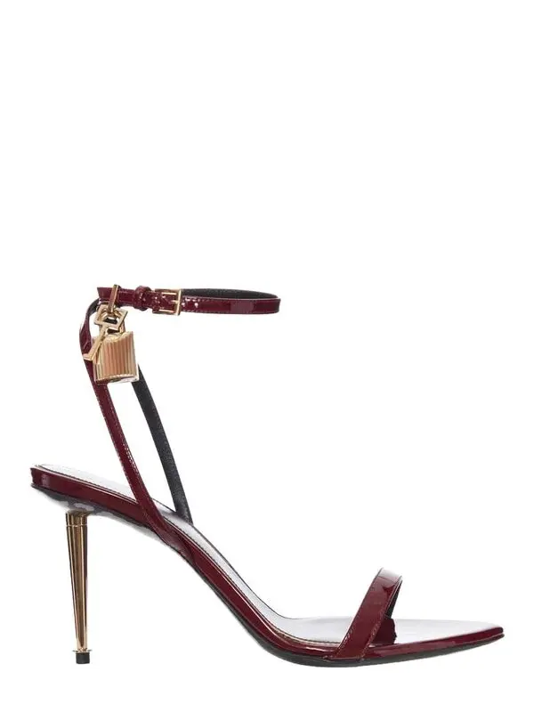 TOM FORD High-heeled Patent Leather Stiletto Sandals - Multicolor