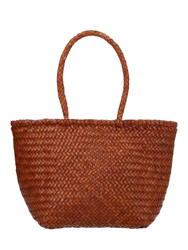 Dragon Diffusion Borsa Grace Basket Small Tote - Brown