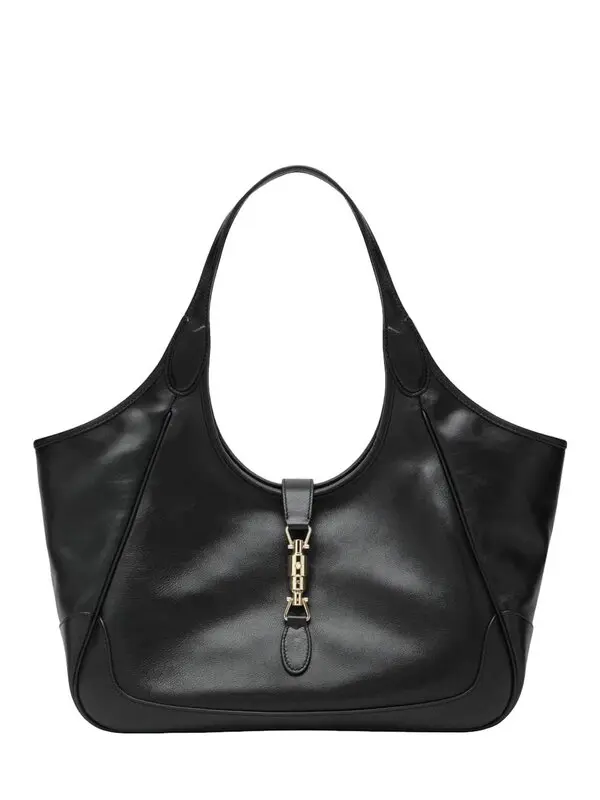 Gucci Mercato Leather Bag - Black