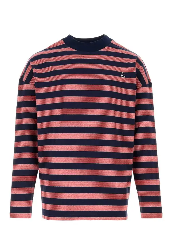 JIL SANDER Embroidered Cotton T-shirt - Multicolor