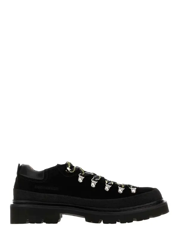 Dsquared2 Suede Lace-up Shoes - Black