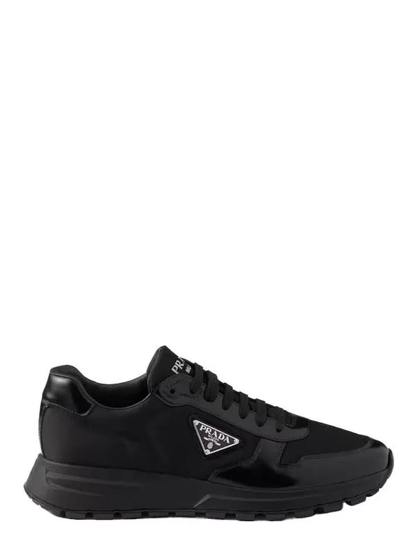 Prada Prax 01 Sneakers In Re-nylon And Brushed Leather - Multicolor