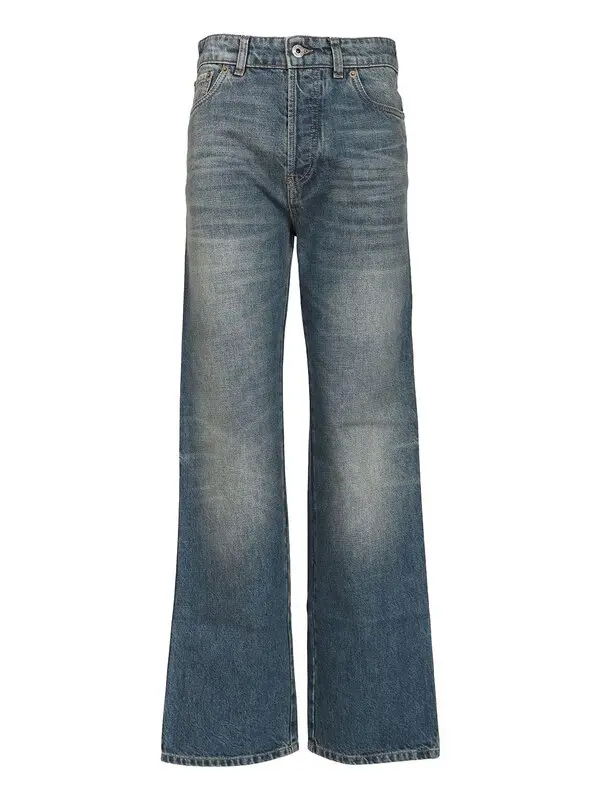 Miu Miu Five-pocket Denim Trousers - Blue