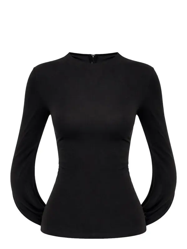 Alexander Wang Draped Back Top - Black