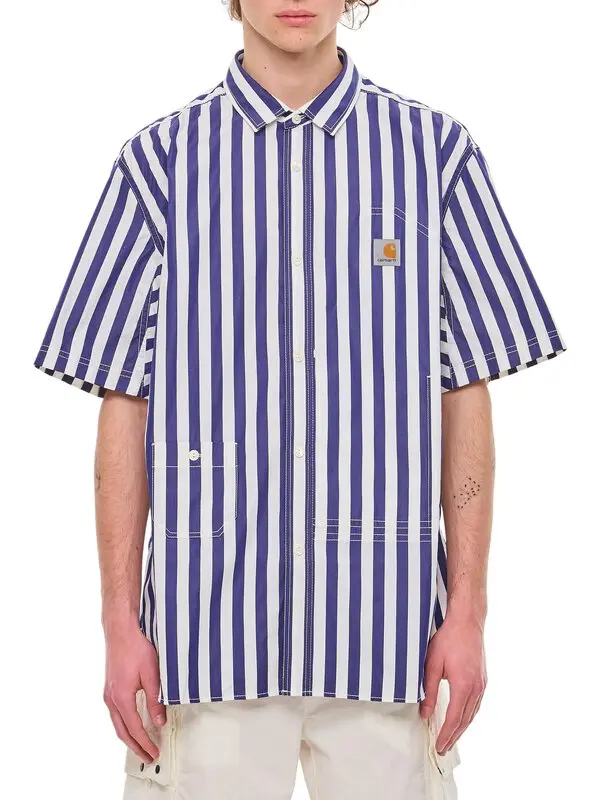 Junya Watanabe Short Sleeve Stripes Shirt Carhartt Wip - Multicolor