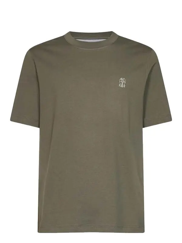 Brunello Cucinelli T-shirts & Vests T-shirts - Green
