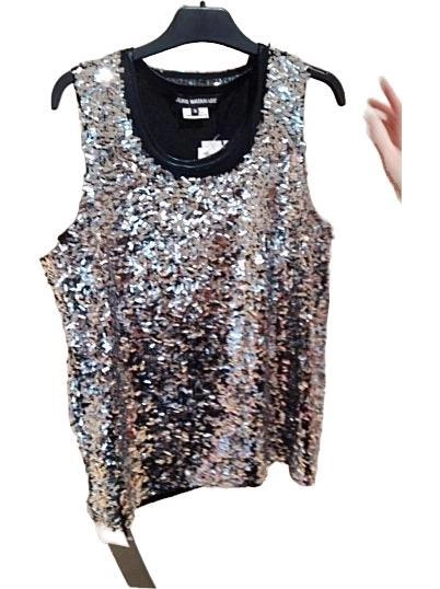 Junya Watanabe Sequin Tank Top - Multicolor