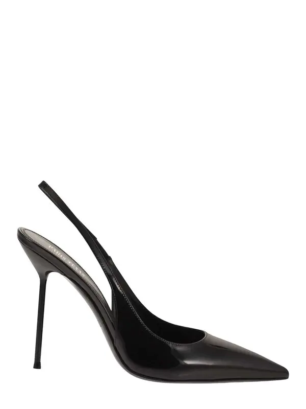 Paris Texas Patent Leather Slingback Pumps - Black
