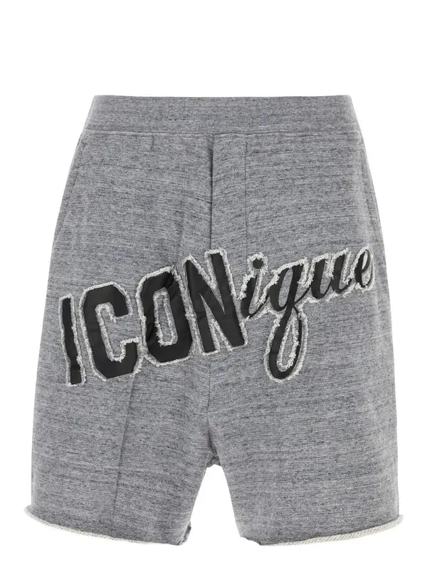Dsquared2 Cotton Bermuda Shorts - Gray