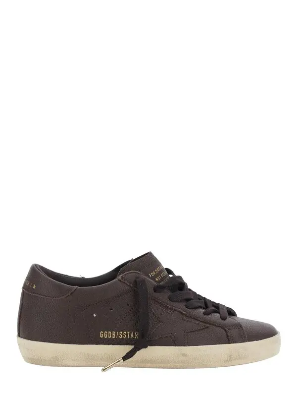 GOLDEN GOOSE Superstar Leather Sneakers - Brown