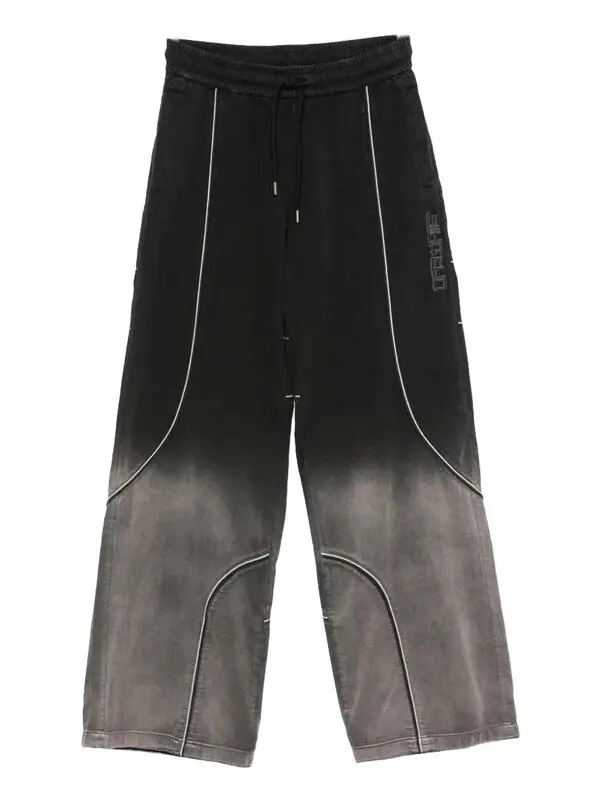 Off-White Offline Gd Gab Slouchy Trackpants - Black