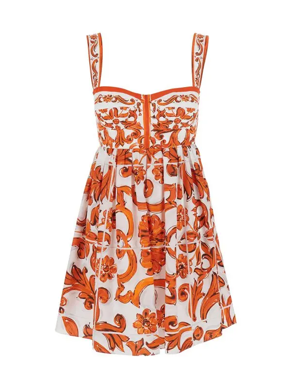 Dolce & Gabbana Maiolica Mini Dress - Multicolor