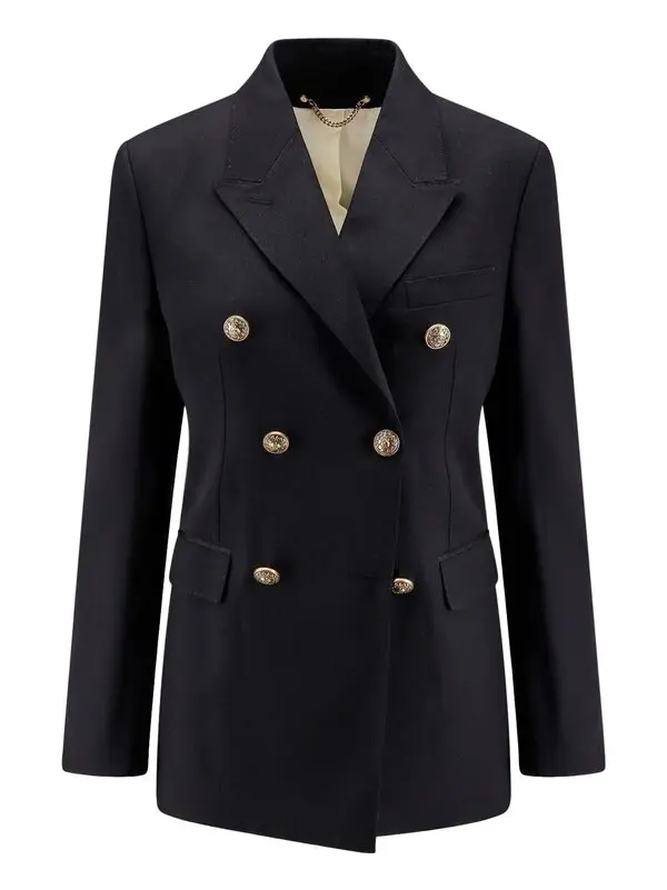 GOLDEN GOOSE Diva Light Dry Wool Blazer - Black