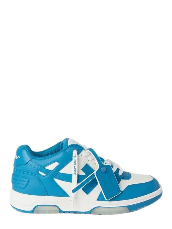 Off-White Paneled Low-top Sneakers - Blue
