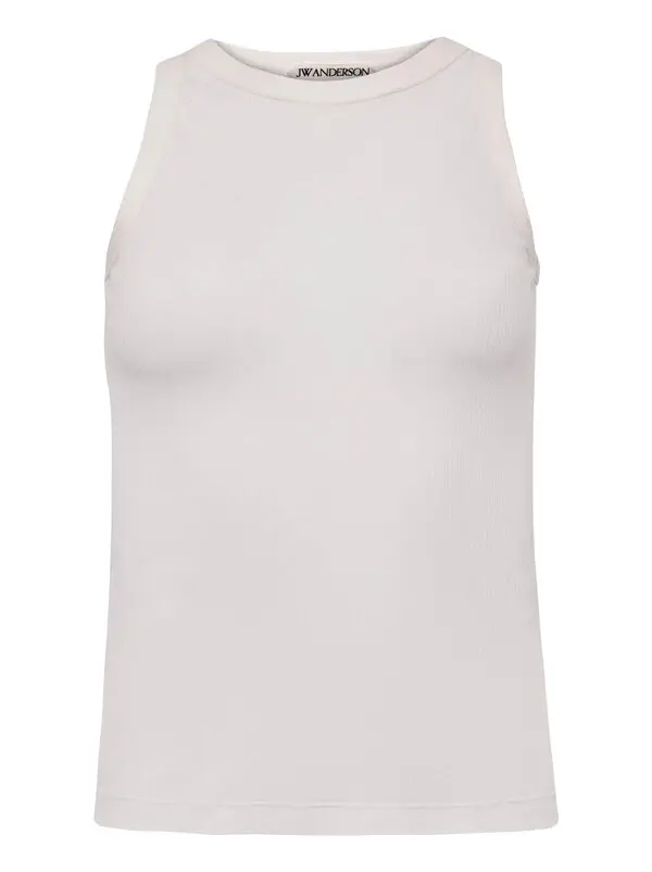 JW Anderson Sheer Ribbed Cami Vest - Multicolor