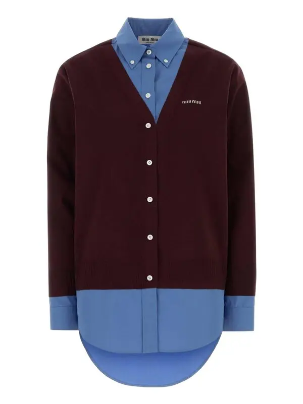 Miu Miu Wool Cardigan - Red