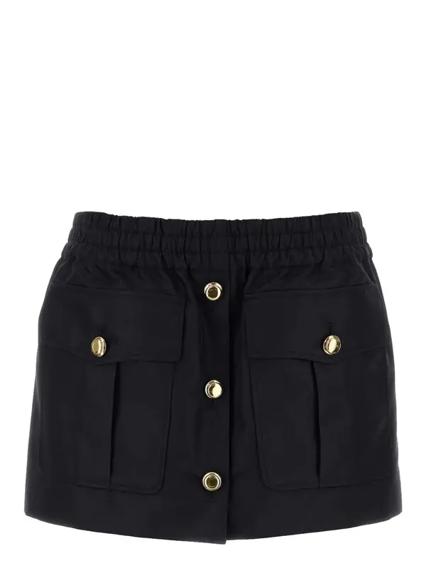 Miu Miu Recycled Nylon Skirt - Blue