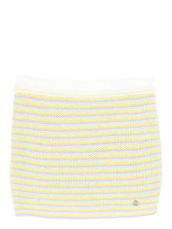Casablanca Striped Bourgeois-style Miniskirt - Multicolor
