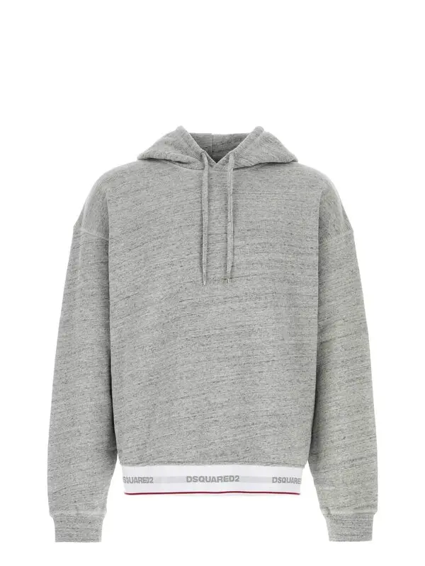 Dsquared2 Cotton Oversize Sweatshirt - Gray