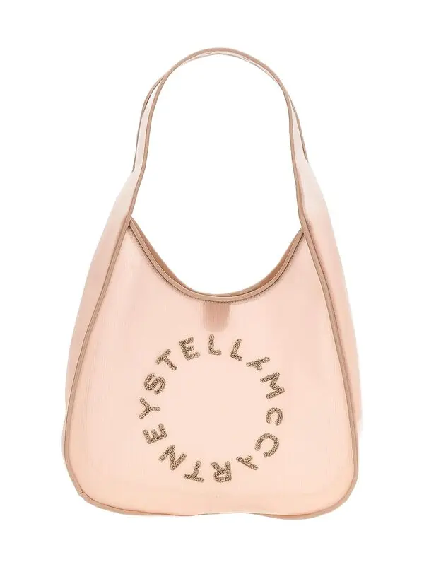 Stella McCartney Logo Large Hobo Bag Mesh - Multicolor