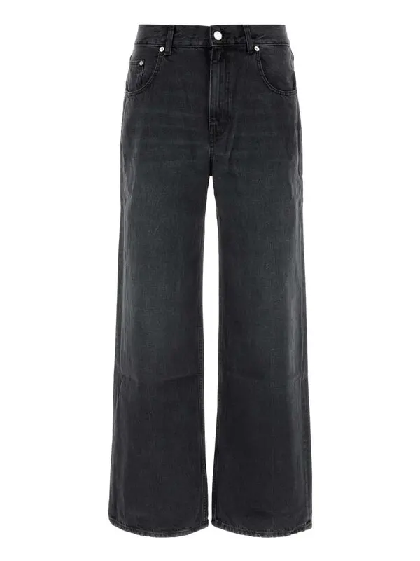Séfr Denim Wide-leg Jeans - Black
