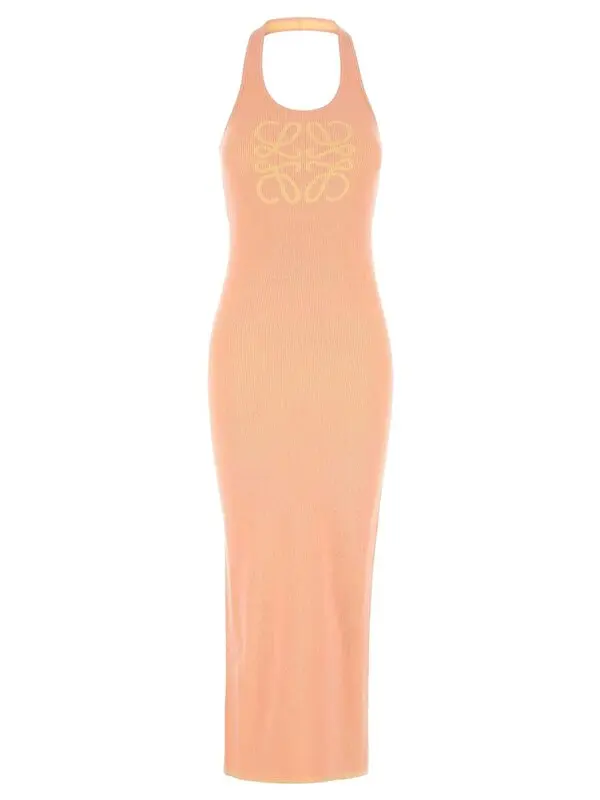 Loewe Cotton Blend Dress - Pink