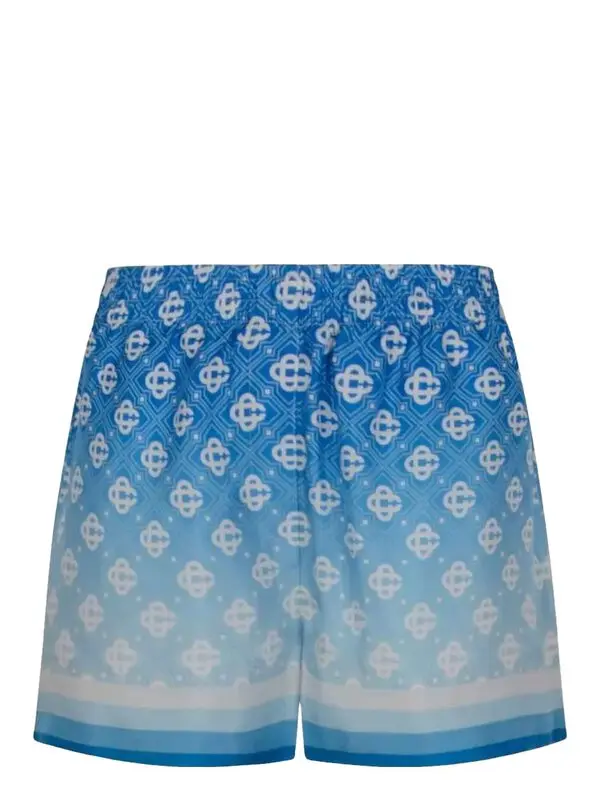 Casablanca Diamond Monogram Shorts - Blue