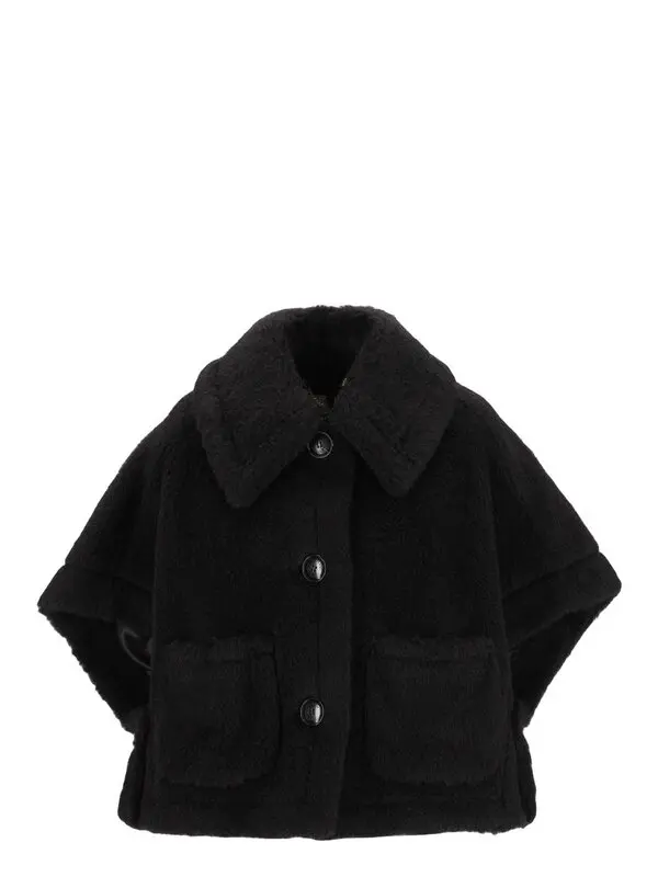 Max Mara Newtwerzo Teddy Hood - Black