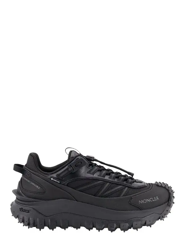 Moncler Trailgrip Gtx Nylon And Leather Sneakers With Gore-tex Inserts - Multicolor